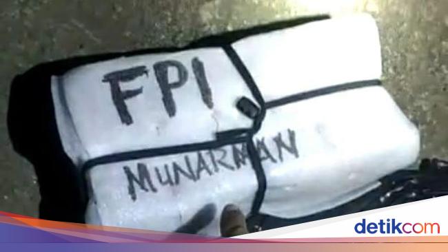 Ini Penampakan Benda Bertulisan 'Munarman FPI' yang Ditemukan di Depok