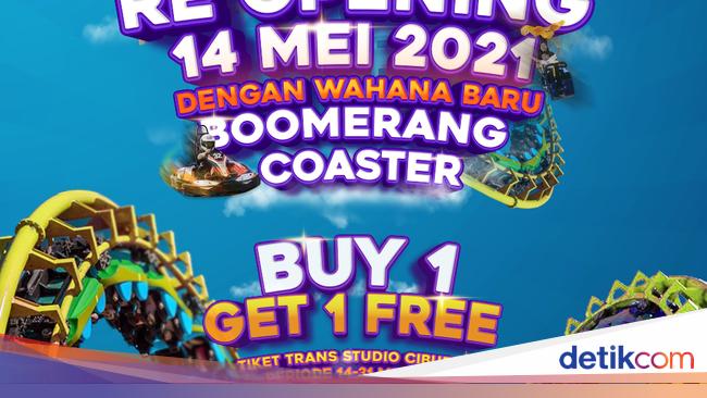 Libur Lebaran Seru di Trans Studio Cibubur, Ada Promo Buy 1 Get 1 Free!