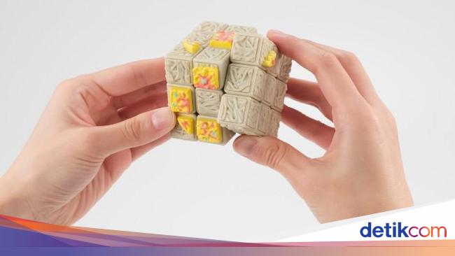 Unik! Rubik Bentuk Mie Instan, Bikin Ngiler Tapi Tak Bisa Dimakan
