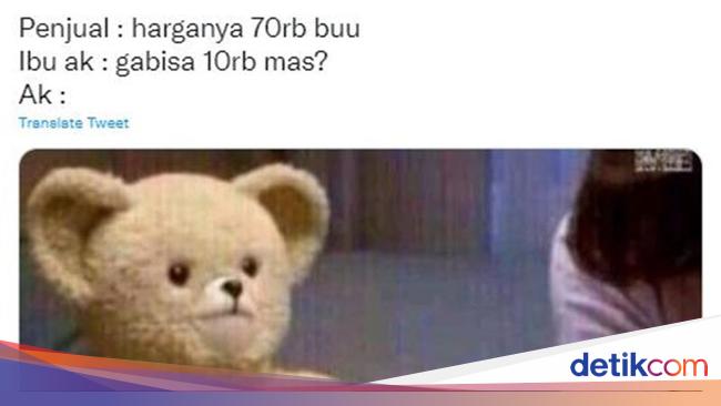 7 Meme Kocak Emak-emak 'Sadis' Pas Nawar, Bikin Penjual Melongo Pengin ...