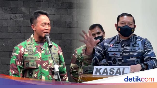 5 Foto Kehangatan Panglima TNI dan KSAL