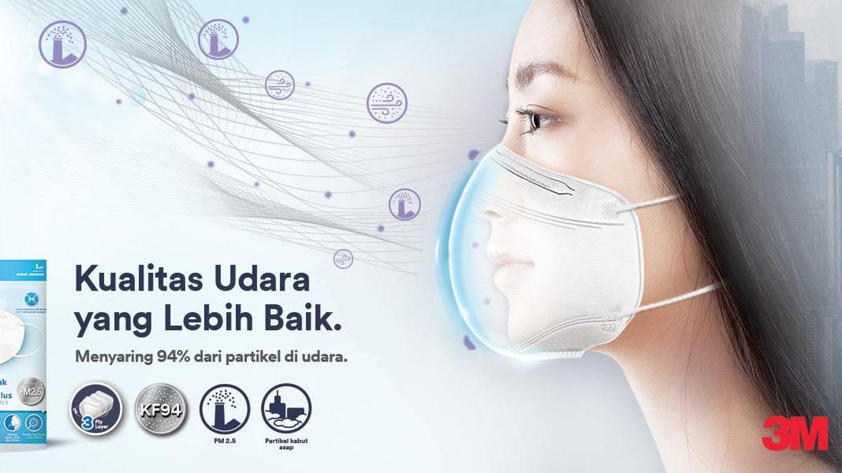 3M Memperkenalkan Produk Terbaru Respirator KF94 Sekali Pakai