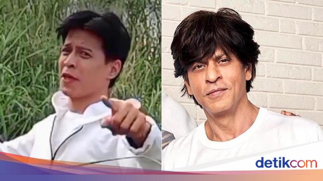 Pria Ini Disebut Netizen Mirip Shah Rukh Khan dan Ariel, Viral Bikin Senyum