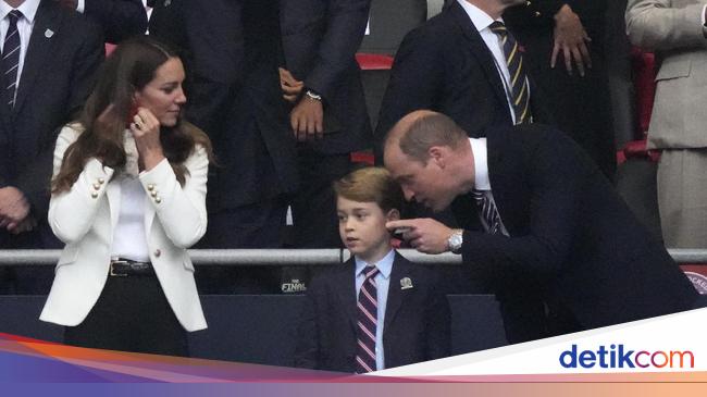 Inggris Kalah di Euro 2020, Wajah Sedih Pangeran George Jadi Viral
