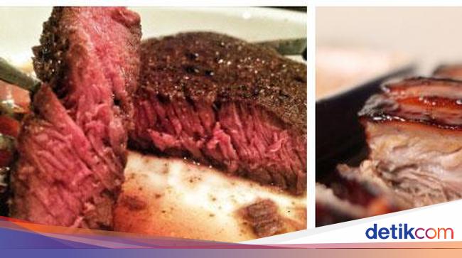 Ini Perbedaan Daging Sapi dan Daging Babi ketika Dimasak