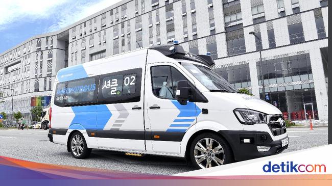 Canggih! Hyundai Siapkan Shuttle Bus yang Bisa Nyetir Sendiri