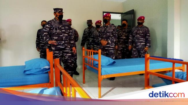 Tempat Isolasi TNI AL di Surabaya Berdaya Tampung 800 Pasien Segera Rampung