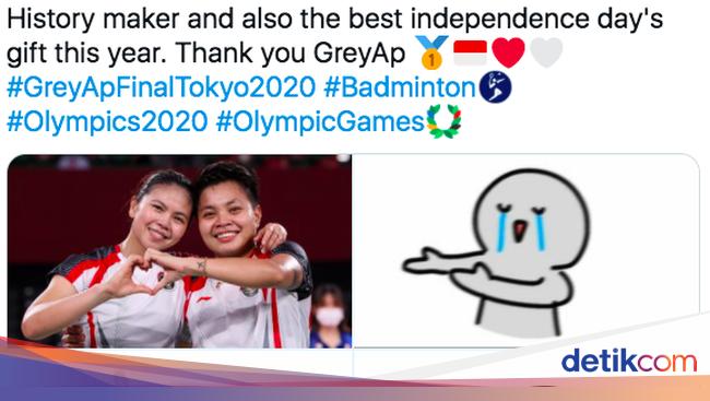 Meme Penambah Imun Usai Greysia/Apriyani Raih Emas