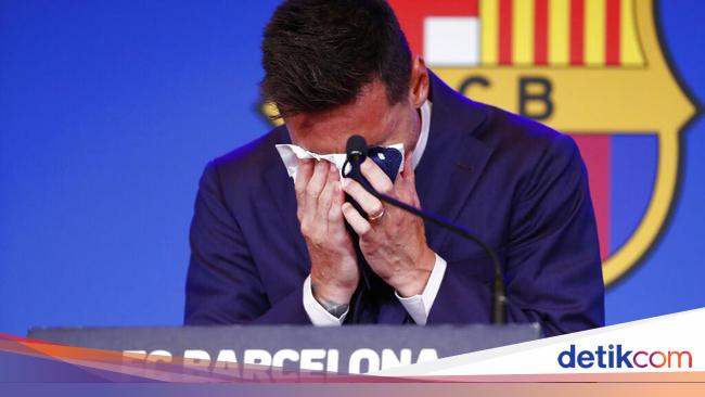 Messi Nangis saat Tinggalkan Barcelona, Ini Saran Psikolog Buat Fans
