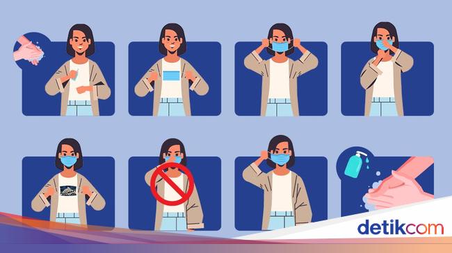 Jangan Salah Lagi! Begini 8 Cara Pakai Masker dengan Baik & Benar
