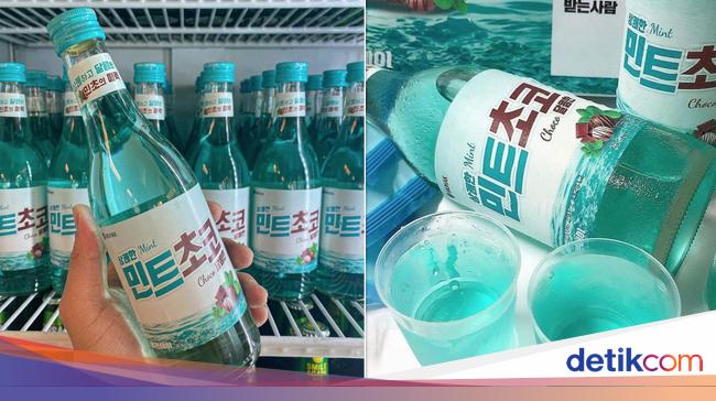Mirip Obat Kumur Mulut, Soju Rasa Mint Choco Ini Jadi Viral