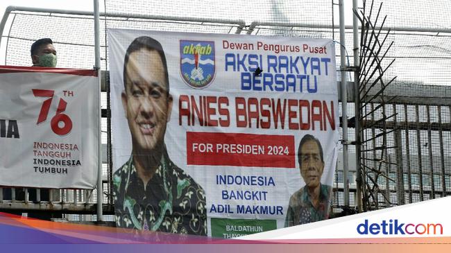 Lihat! Ada Spanduk Anies For Presiden 2024 Mejeng di JPO