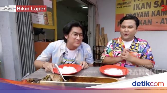 Bikin Laper! Ncess Nabati Cicip Patin Bakar Bambu dan Ayam Sambal Gami