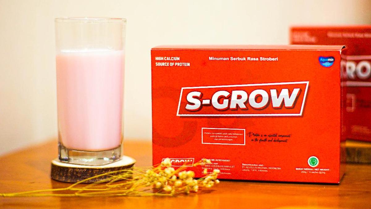 S-GROW, Susu Kalsium Murni Bantu Naikkan Tinggi Badan