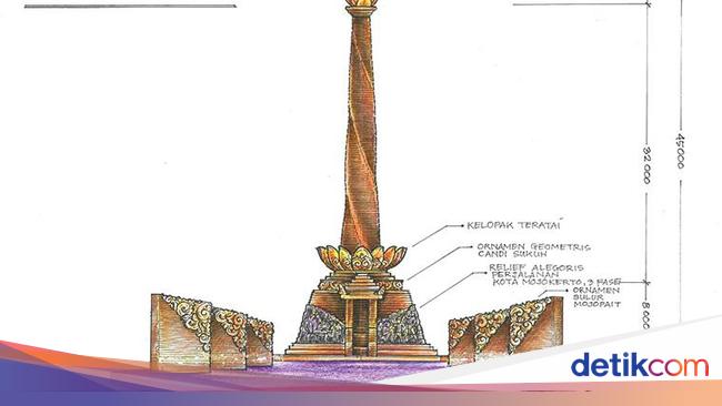 Sarat Akan Sejarah, Tugu Proklamasi di Kota Mojokerto Ditata Ulang