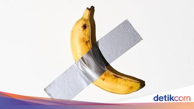 Karya Seni Pisang Dilakban Rp 99,5 Miliar Langsung Dimakan Pembelinya