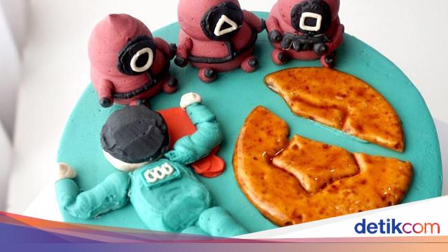Bukan Hanya Dalgona, Toko Kue Ini Bikin Kue Tema 'Squid Game'