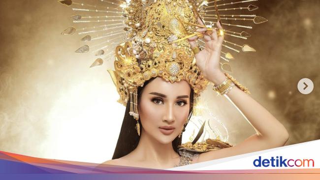 8 Gaya Bella Aprilia Jadi Dewi Kesuburan di Miss Intercontinental 2021