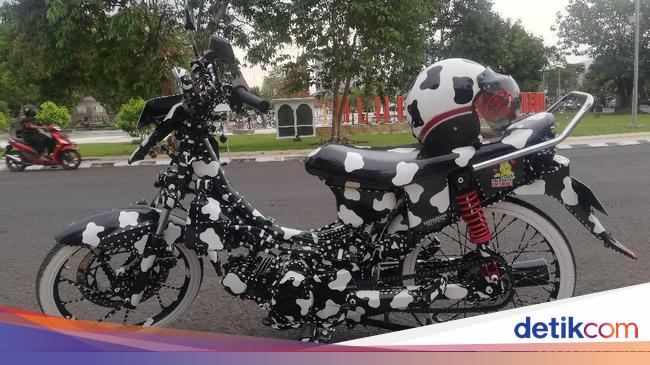 Unik! Pria Sumedang ini Sudah Modifikasi Seribu Motor, Semua Bercorak ...