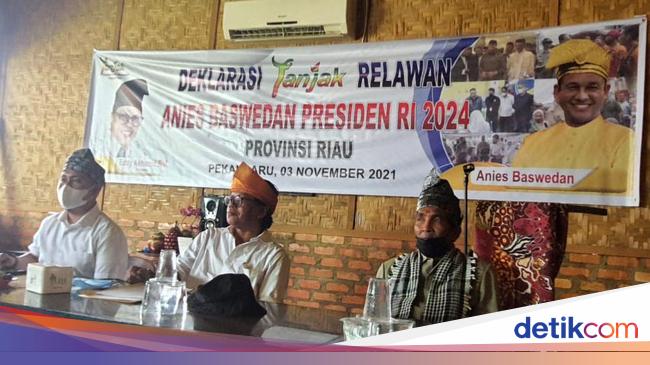 Relawan Tanjak Riau Deklarasi Dukung Anies Baswedan Jadi Capres 2024