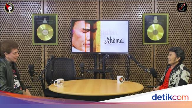 Dua Raja Bertemu! Rhoma Irama-Ahmad Albar, Rambut Kribo hingga Rocker Salat