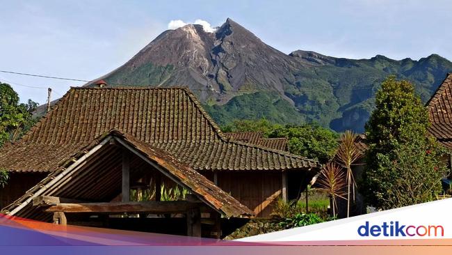 Penampakan Puncak Gunung Merapi yang Menawan Mata Pagi Ini