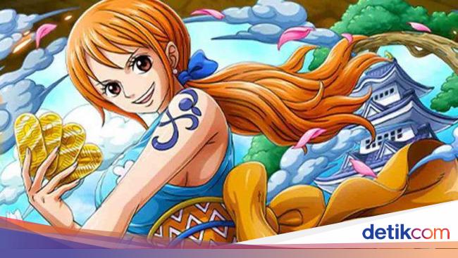 Nami Dikeliling Kru Topi Jerami di Sampul One Piece Chapter 1121