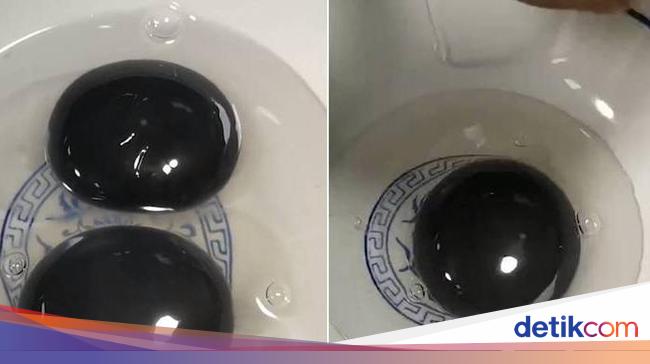 Heboh Kuning Telur Berwarna Hitam Pekat, Apa Ya Sebabnya?