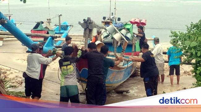 Ribuan Nelayan Nganggur Dampak Gelombang Tinggi di Sukabumi