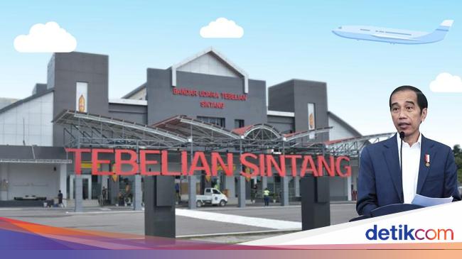 Profil Bandara Tebelian yang Baru Diresmikan Jokowi