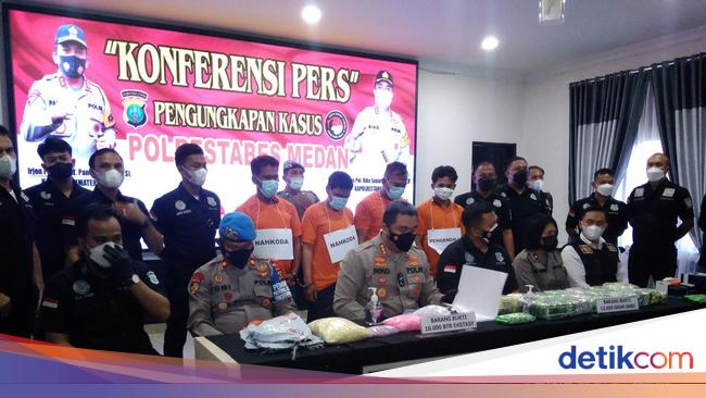 13 Kg Sabu-10 Ribu Butir Ekstasi Asal Malaysia Gagal Masuk Medan