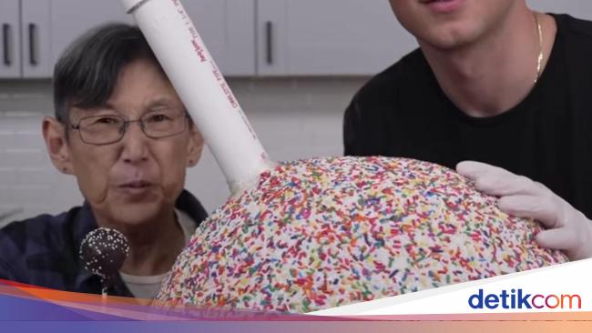 Pecahkan Rekor, Cake Pop Terbesar di Dunia Beratnya 44 Kilogram