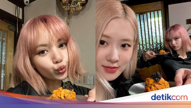 Lisa dan Rose BLACKPINK Pamer Makan Jamur Truffle dan Bulu Babi Mewah
