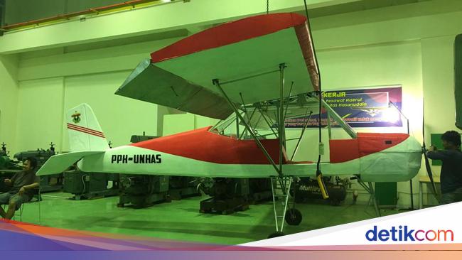 Pesawat Buatan Montir Tamatan SD yang Dikembangkan Unhas Uji Terbang April