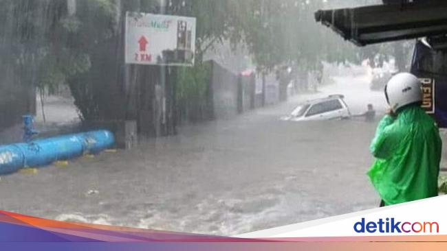 Diguyur Hujan Deras, Sejumlah Titik di Kota Malang Banjir