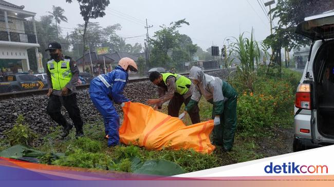 Pemotor di Blitar Tewas Tertabrak KA, Tubuhnya Terlempar 20 Meter