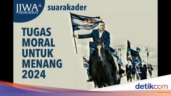 AHY Kini Tunggangi 'Kuda Hitam'