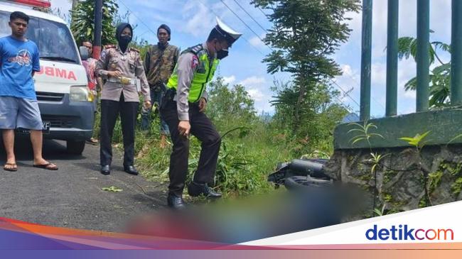 Pasutri di Kota Batu Tewas Setelah Motornya Tabrak Pagar Rumah