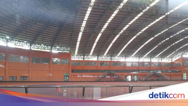 Meski Ditambal, Atap Arena Sepatu Roda Internasional JIRTA Masih Bocor