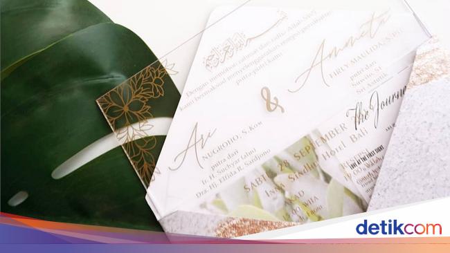 7 Jenis Undangan Pernikahan yang Paling Banyak Dipesan Orang Indonesia