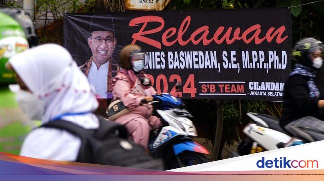 Ada Spanduk Relawan Anies Baswedan Mejeng di Lebak Bulus