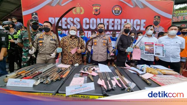 92 Pelaku Tawuran di Kota Bogor Ditangkap Polisi, 70 Kelompok Dipantau