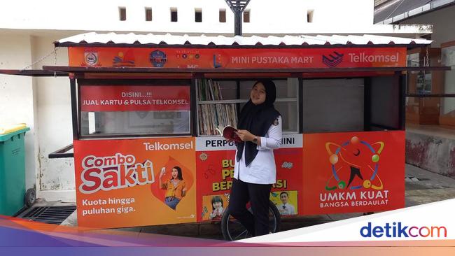 Mini Pustaka Mart di Lorong Makassar, Giatkan Literasi-Berdayakan Ekonomi