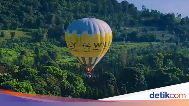 Sensasi Naik Balon Udara Ala Cappadocia Turki di Sari Ater Subang