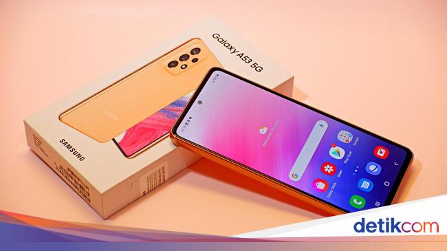 Unboxing Samsung Galaxy A53 5G Warna Peach yang Menggoda