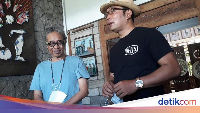 Ridwan Kamil Sambangi Butet Kartaredjasa di Bantul, Ini yang Dibahas
