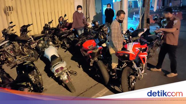 Patroli Knalpot Brong di Kota Kediri, 30 Motor Diamankan