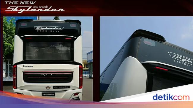 Bus Baru New Armada Punya Layar Besar di Belakang, Fungsinya Buat Apa?