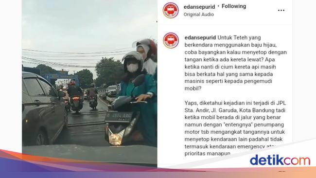 Viral! ABG Bandung 'Ngamuk' Saat Lawan Arus di Perlintasan KA Viral! ABG Bandung 'Ngamuk' Saat Lawan Arus di Perlintasan KA