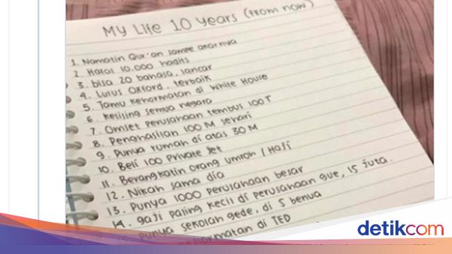 Tips Menyusun Wishlist untuk Menyambut Tahun Baru